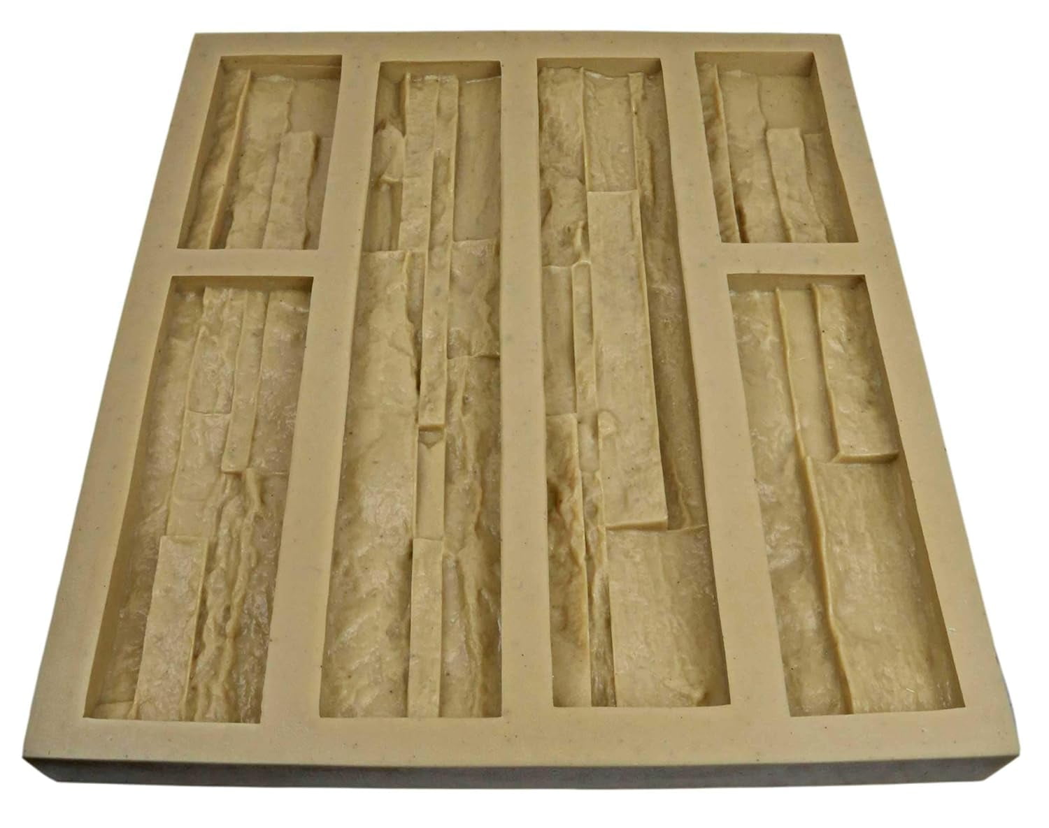 Panel Veneer Stone Rubber Mold for Concrete or Plaster, Western Quick ...