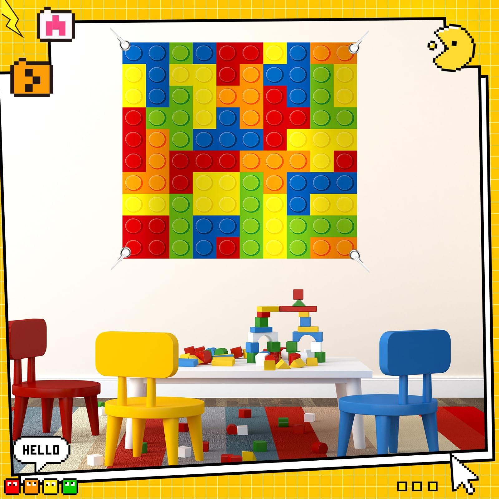Panelee Building Block Party MMF7 Supplies Colorful Bricks Toy Party ...