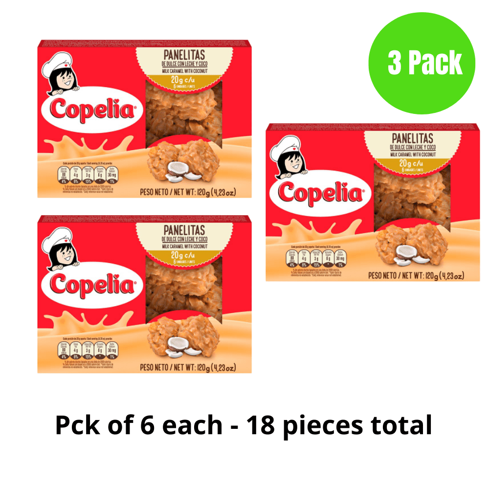 Panelitas Copelia (Pack of 3) - Coconut Candy with a sweet Flavor ...