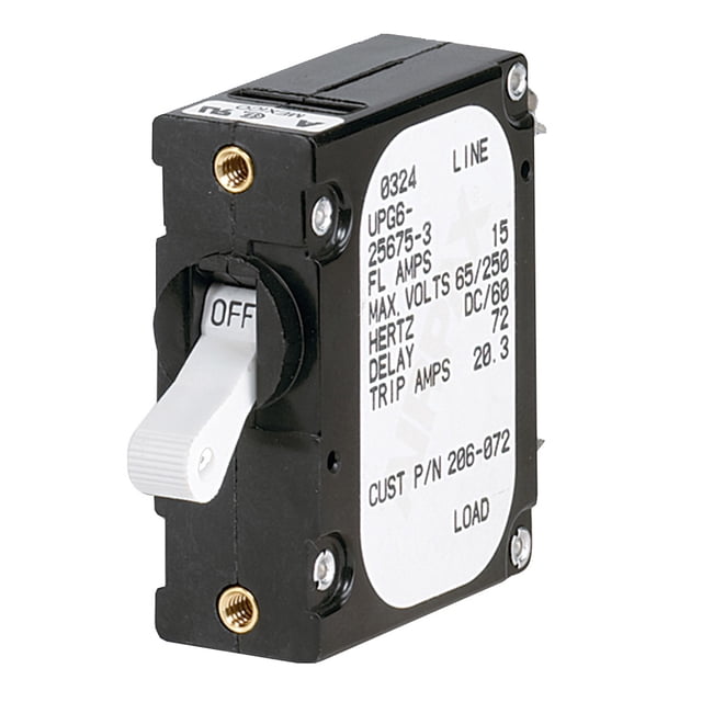 Paneltronics 'A' Frame Magnetic Circuit Breaker - 10 Amps - Single Pole ...