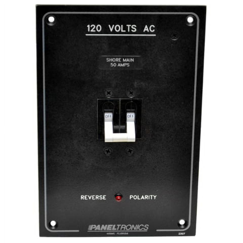 Paneltronics Boat Shore Power Breaker Panel 2307 | 120 Volt 50 Amp ...