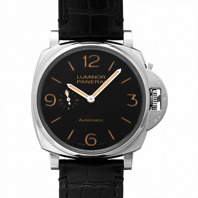 Panerai Luminor Due Automatic Black Dial 45 mm Men's Watch PAM00674 ...