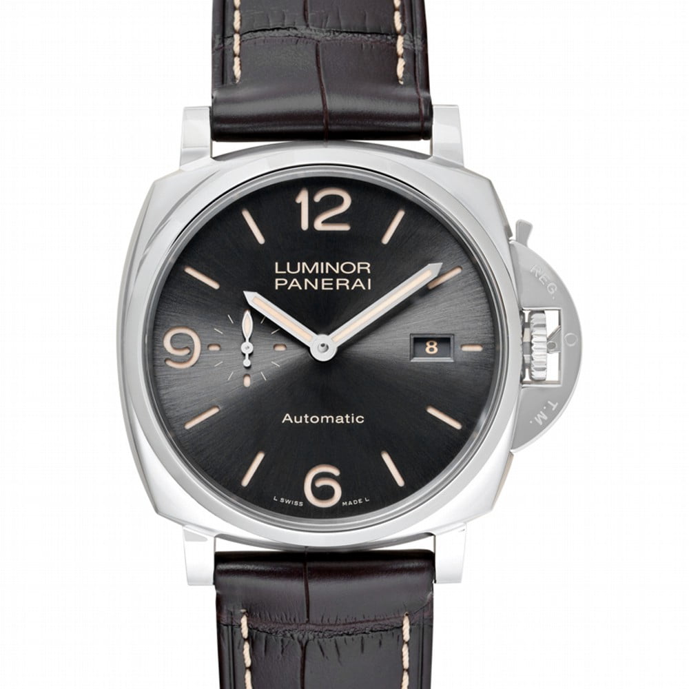 Panerai Luminor Due Automatic Grey Dial 45 mm Men's Watch PAM00943 ...