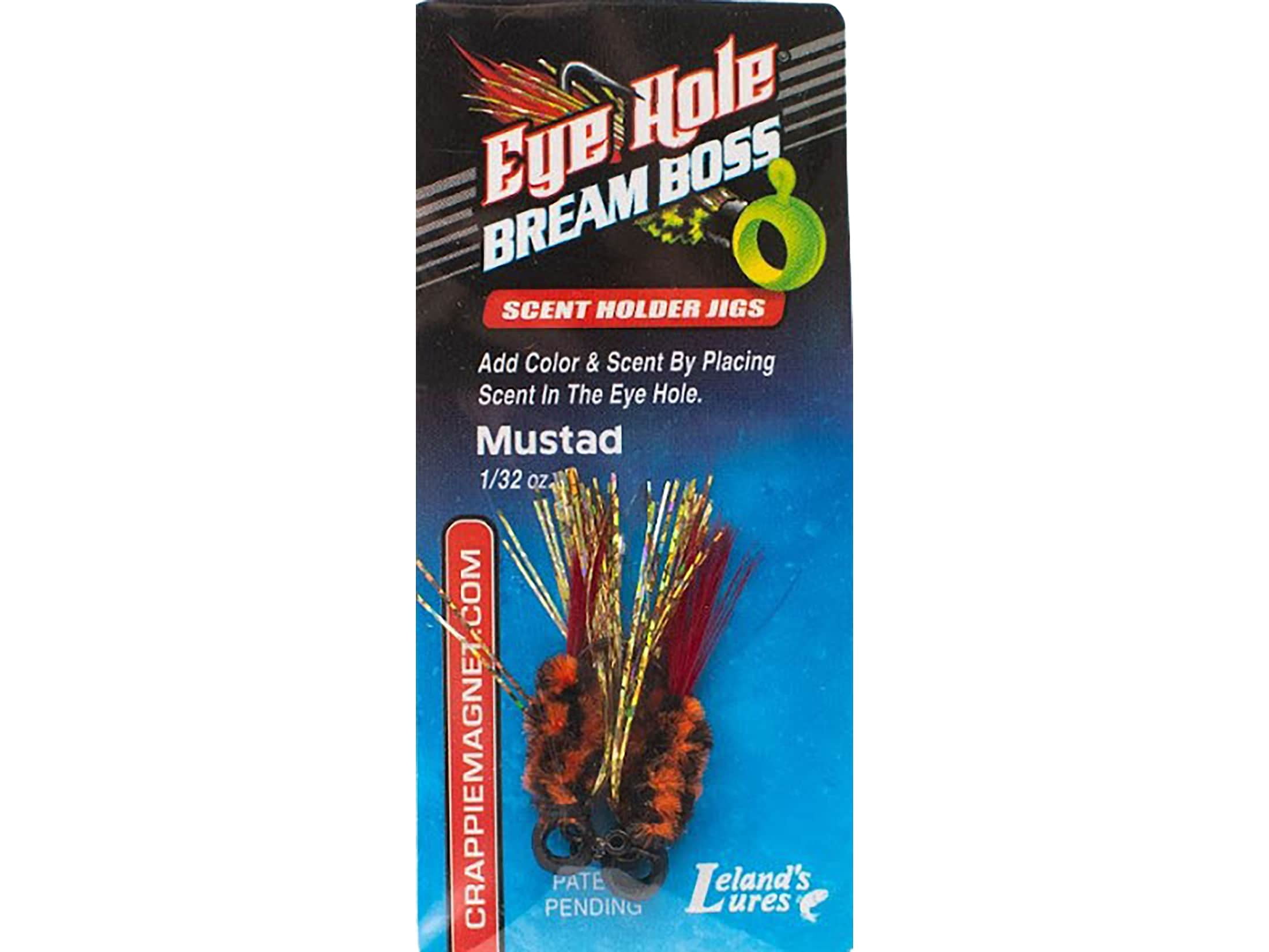 Panfish Magnet Eye Hole Bream Boss Jig Orange 1/32 oz - Walmart.com