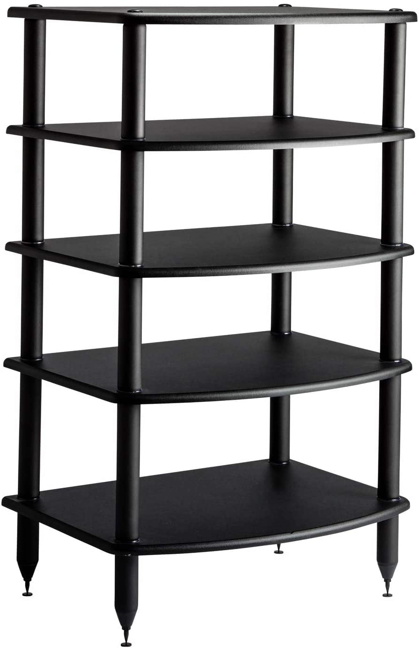 Pangea Audio Vulcan Five Shelf Audio Rack for Video Components, TV ...