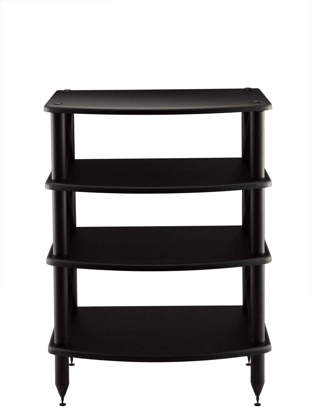 Pangea Audio Vulcan X Four Shelf Audio Rack (Black) for Video ...