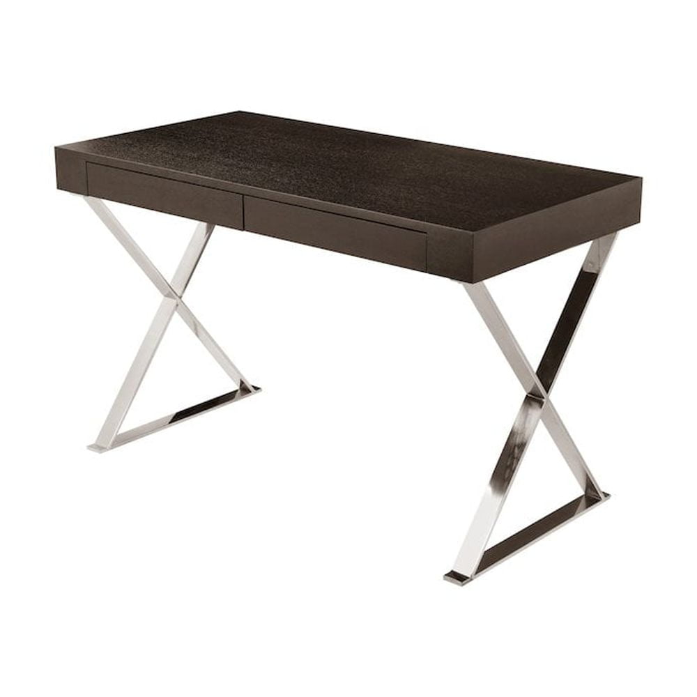 Pangea Home Alexa Desk Espresso - Walmart Business Supplies