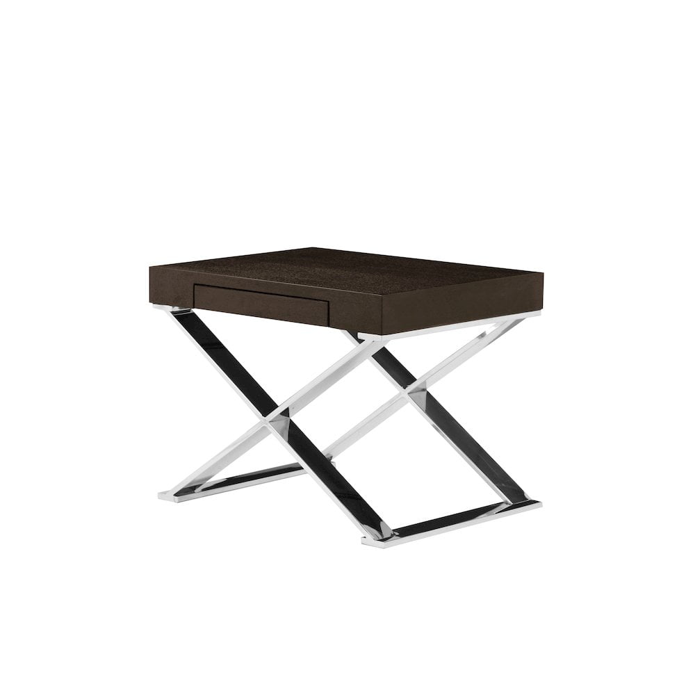 Pangea Home Alexa Side Table Espresso - Walmart.com