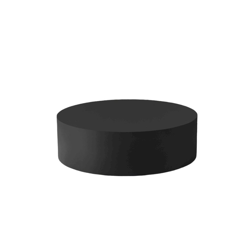 Pangea Home Spencer Round Coffee Table Black - Walmart.com