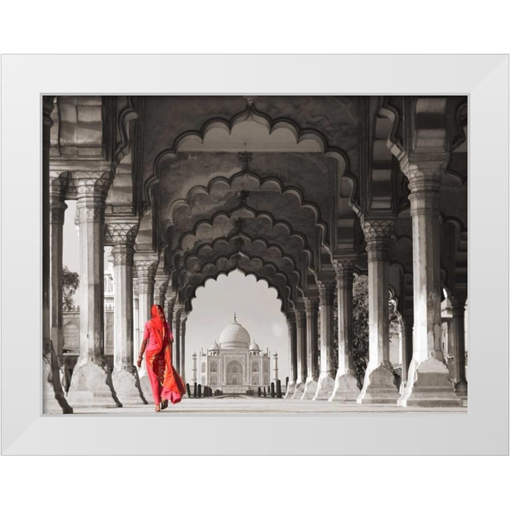 Pangea Images 14x12 White Modern Wood Framed Museum Art Print Titled ...
