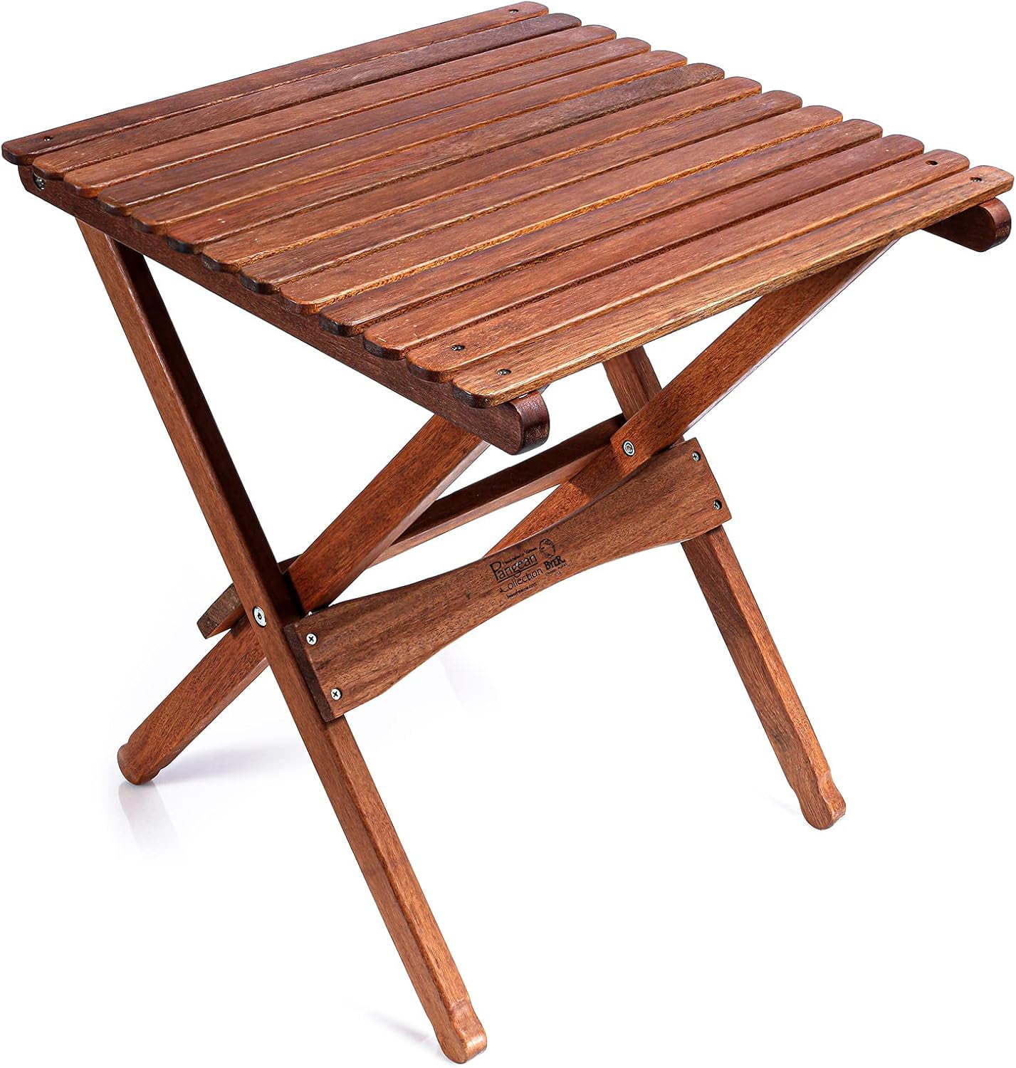 , Pangean Folding Wooden Table, Easy to Fold and Carry Wooden Camp ...
