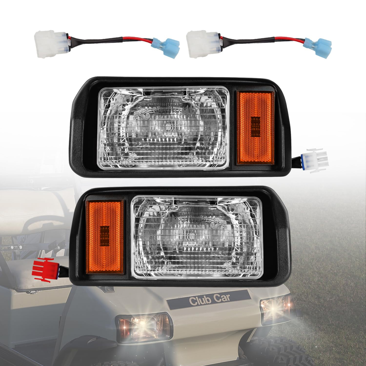Panglong Club Car DS IFF17 Headlights, Factory Style DS Halogen ...