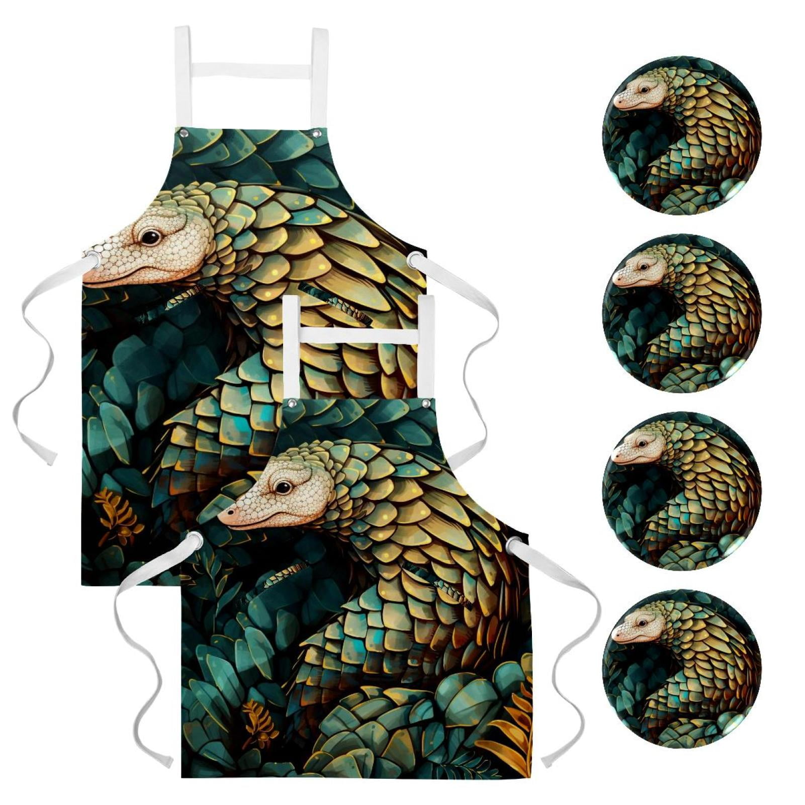 Pangolin 2 Pack Waterproof Circle Pins with Pockets and Badge Pin for ...