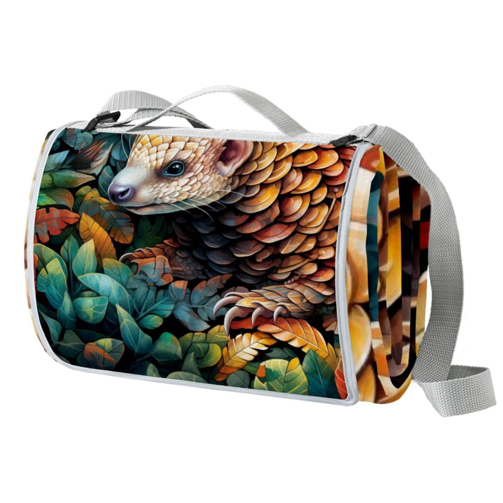 Pangolin Canvas Beach Blanket for Picnics and Outdoor Adventures ...