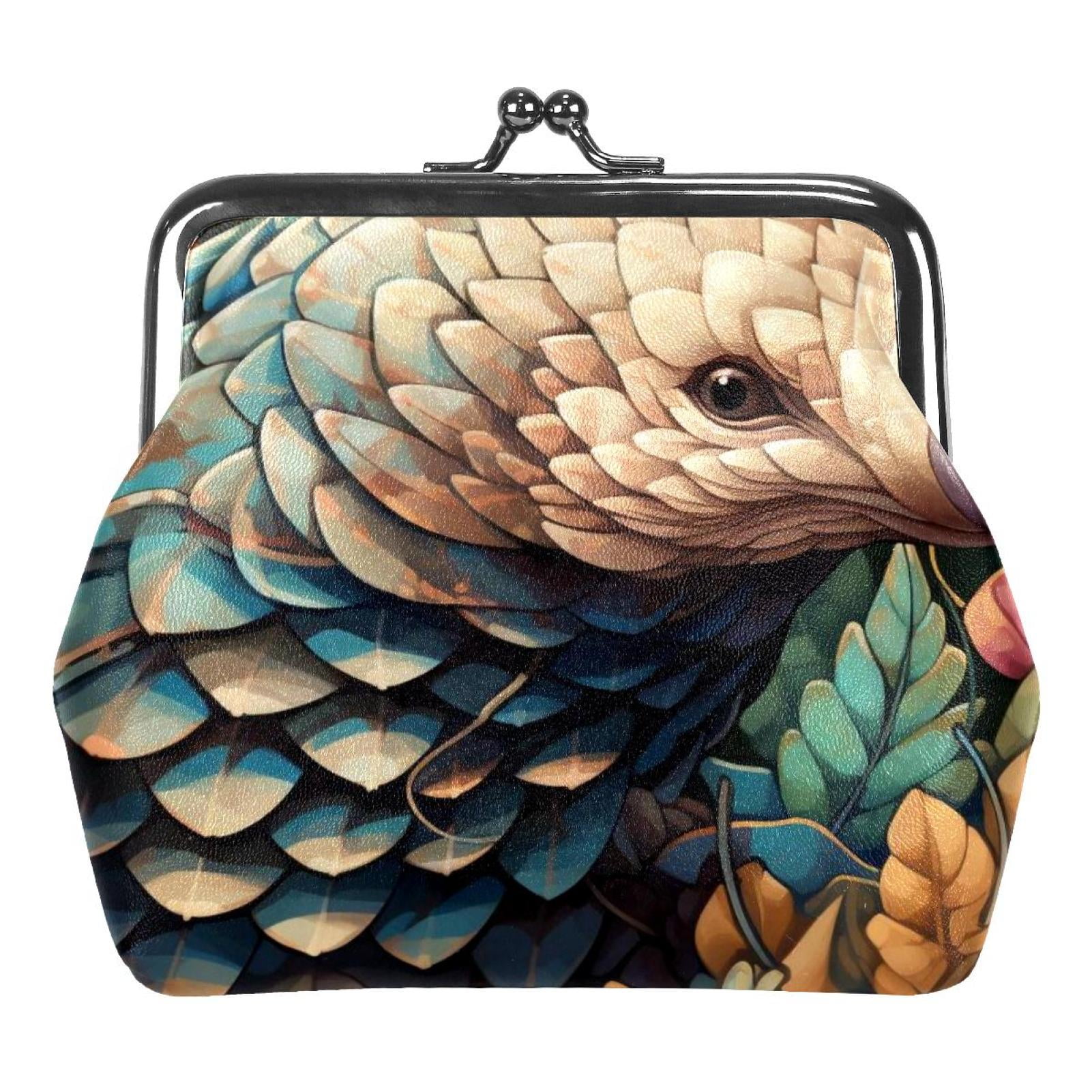 Pangolin Coin Purse Kiss Lock Change Purse Vintage Trinkets Pouch ...