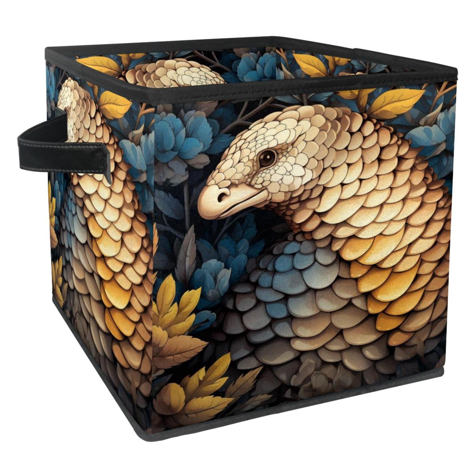 Pangolin Collapsible Storage Cubes, Cube Organizer Bins with Handle, 10 ...
