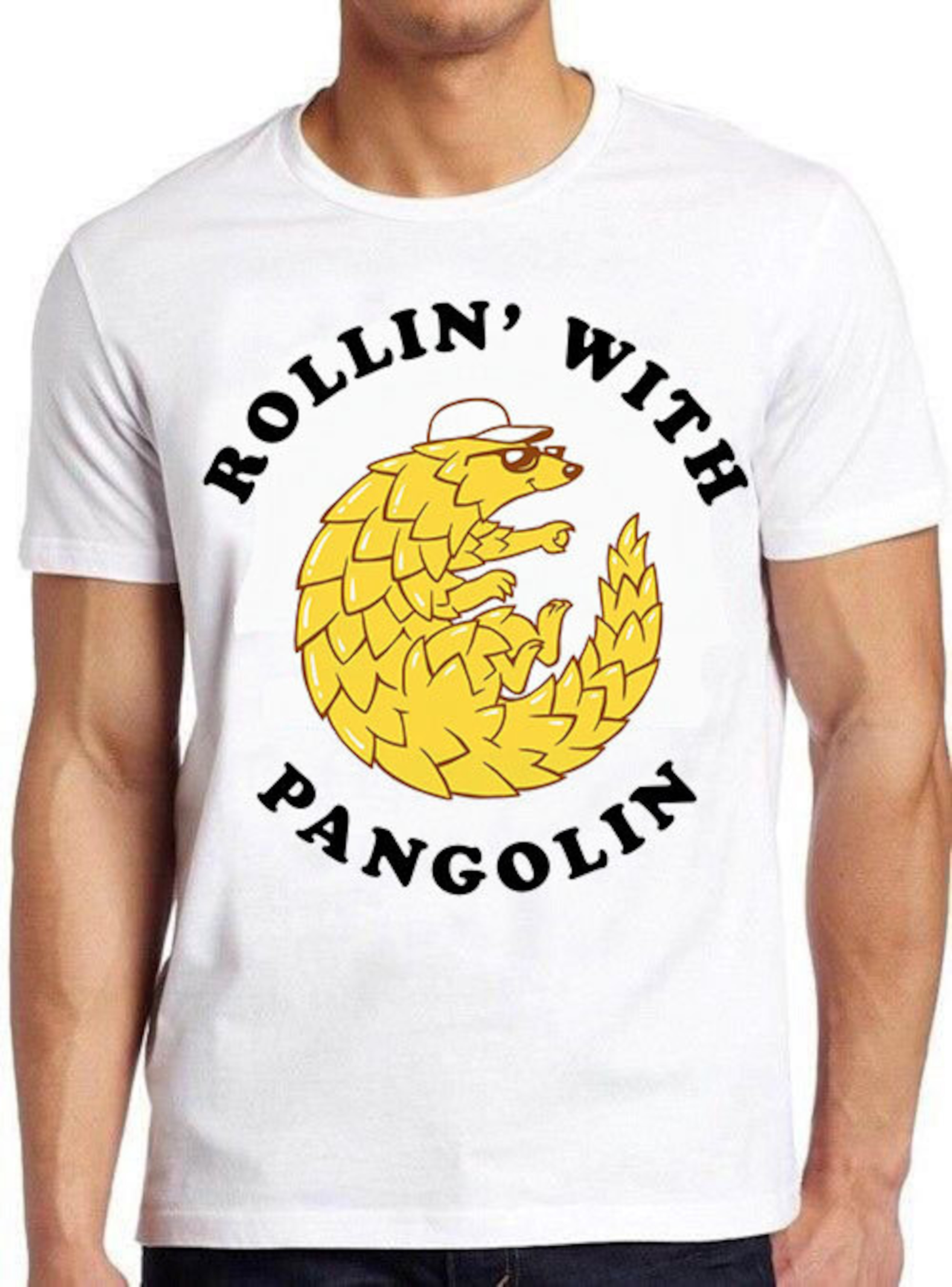 Pangolin Cool Animal Crazy Rollin' With Pangolin Movie Music Joke ...