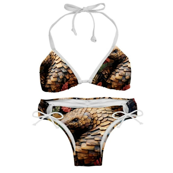 Pangolin Detachable Sponge Adjustable Strap Bikini Set - Two-Pack for ...