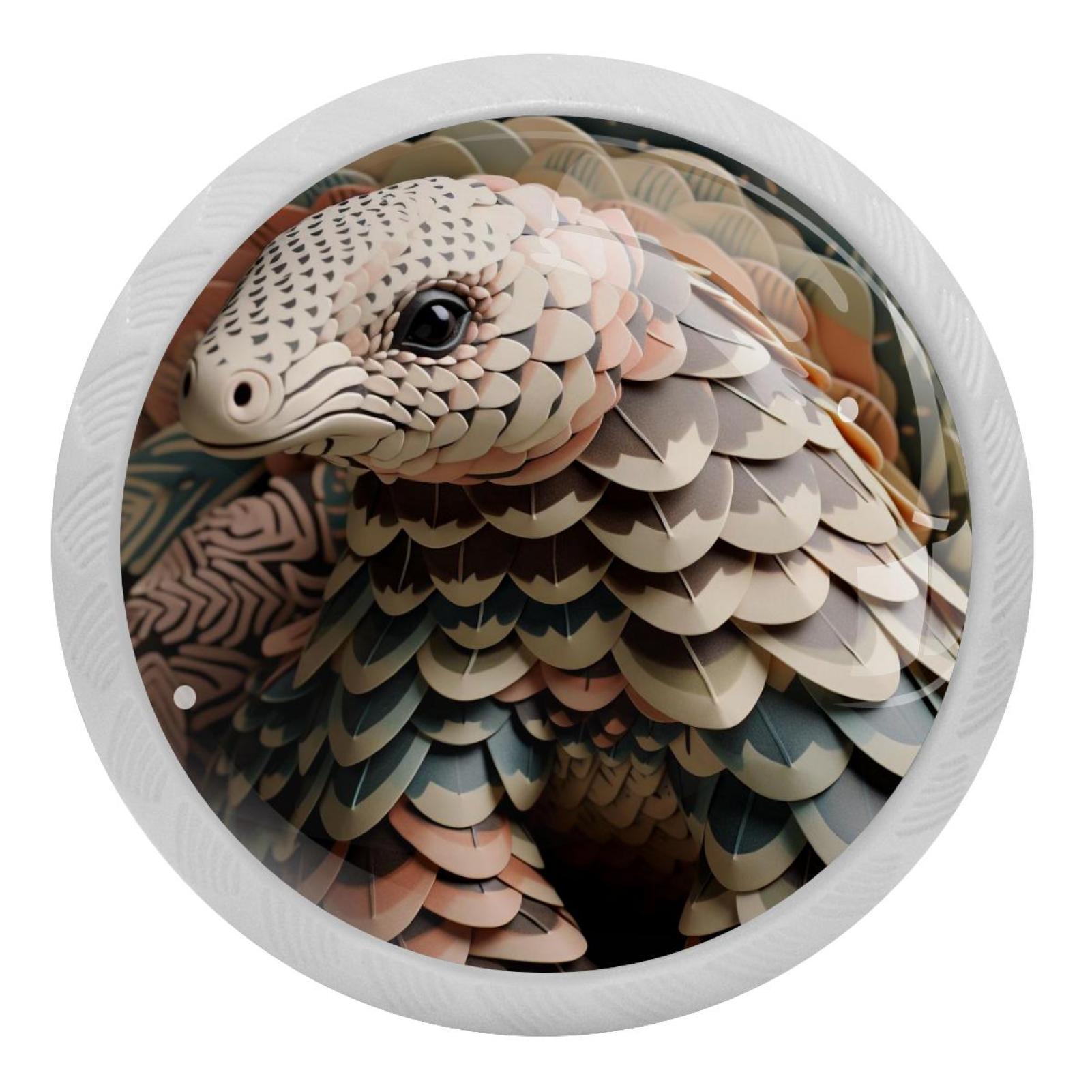 Pangolin Fluorescent Drawer Pulls with Screws: Round 4-Pack - Glow-in ...