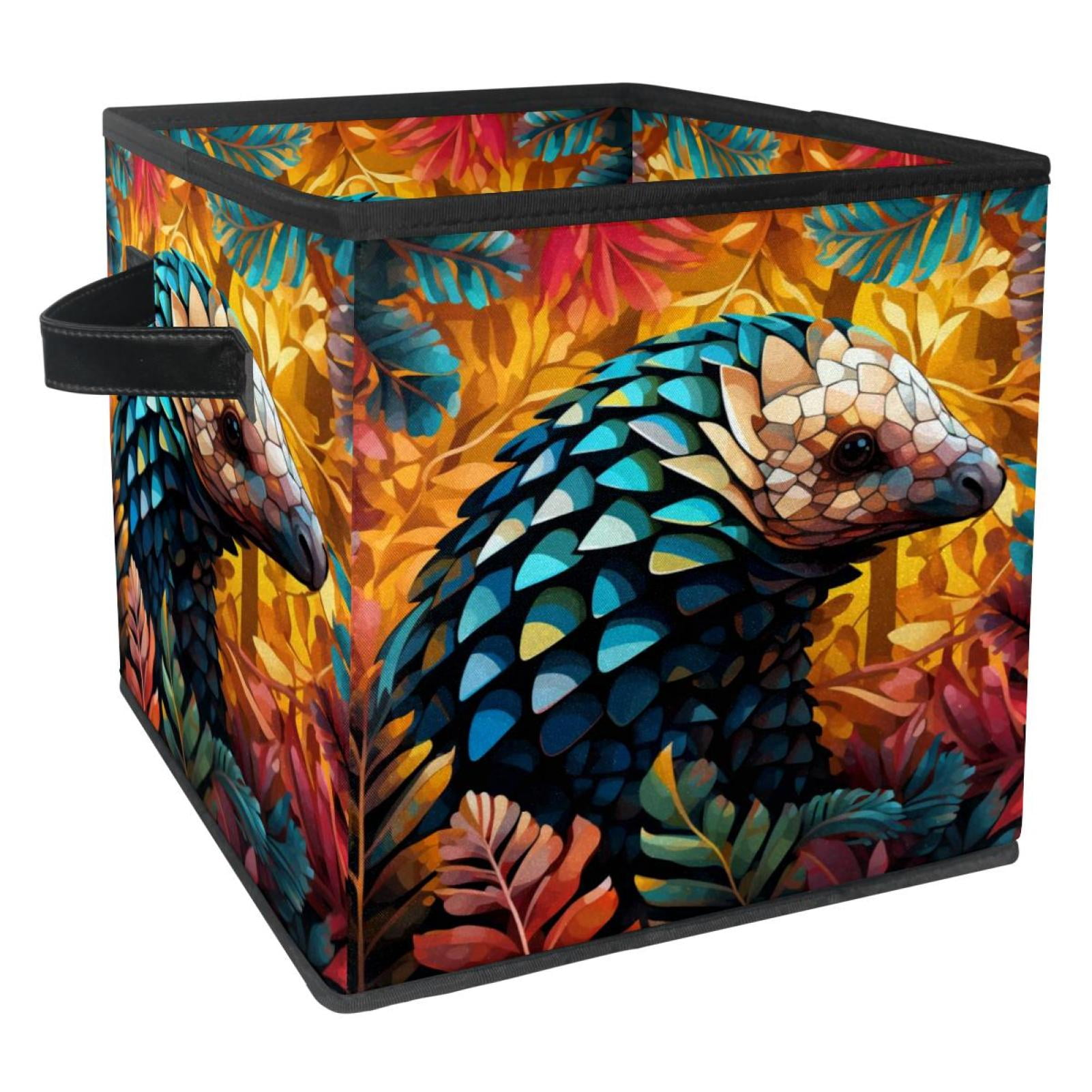 Pangolin Foldable Storage Basket Toy Box Storage Cubes Organizer with ...