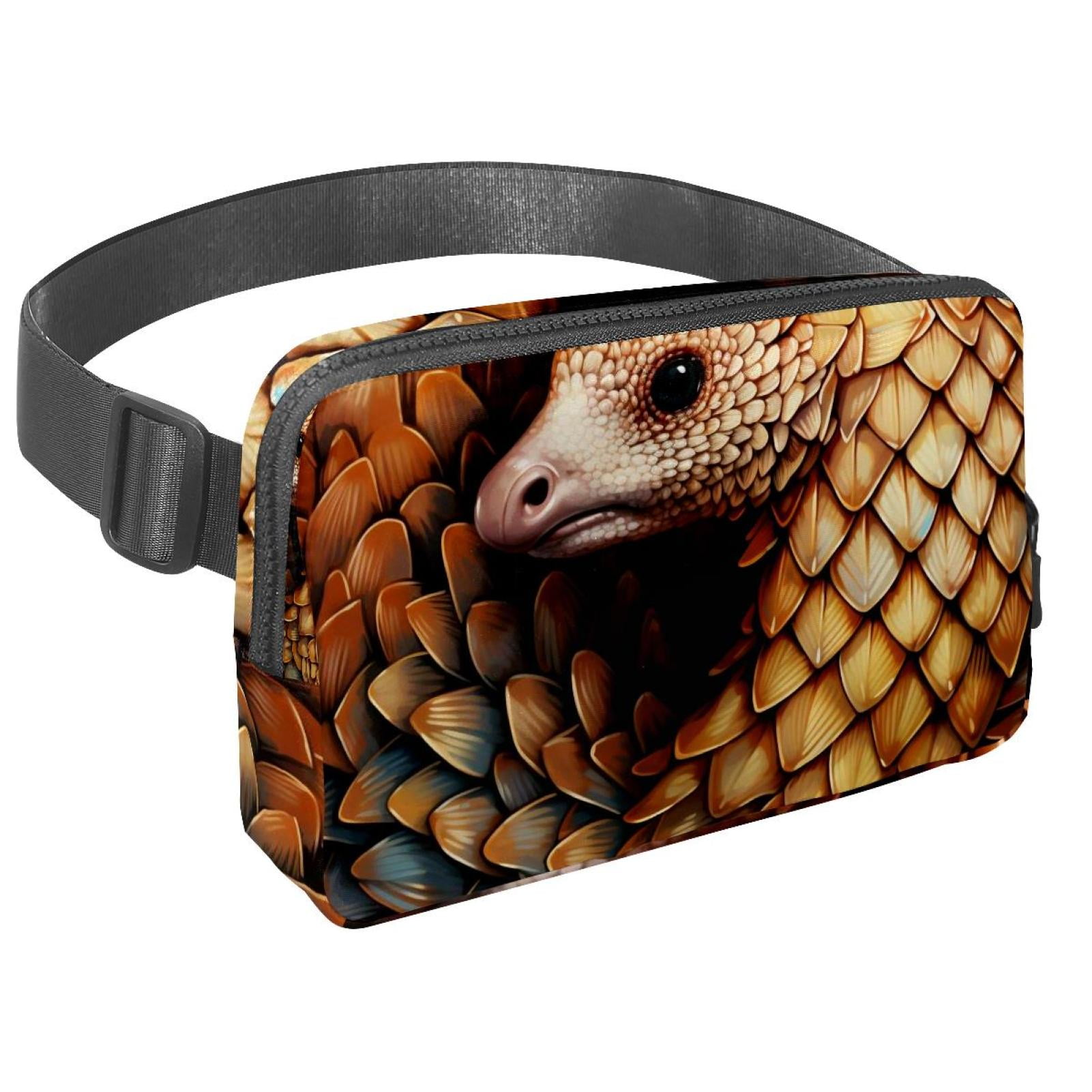 Pangolin Lightweight Adjustable Waist Bag Crossbody Bag Sling Bag with ...