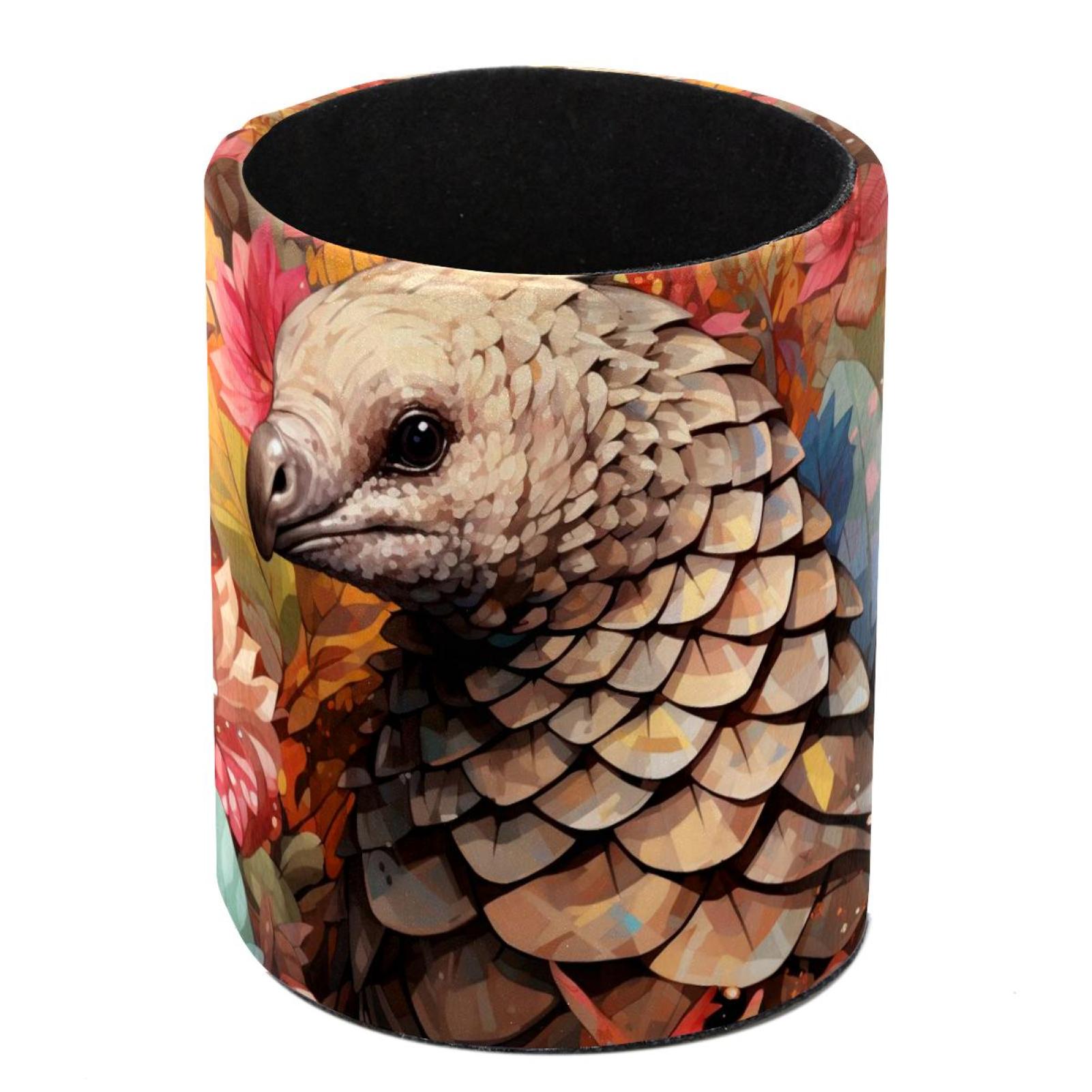 Pangolin Pencil/Pen Holder for desk, Round Desktop Organizer for Desk ...