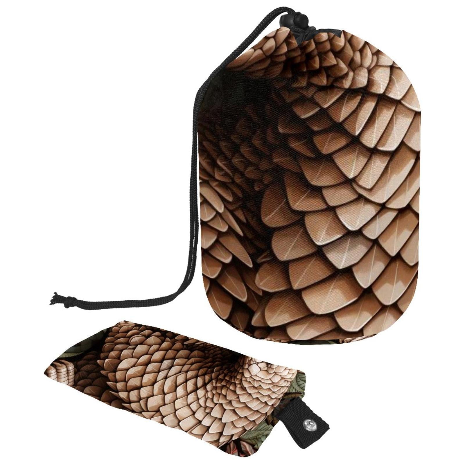 Pangolin Portable Drawstring Mesh Shower Bags Laundry Bag Foldable ...