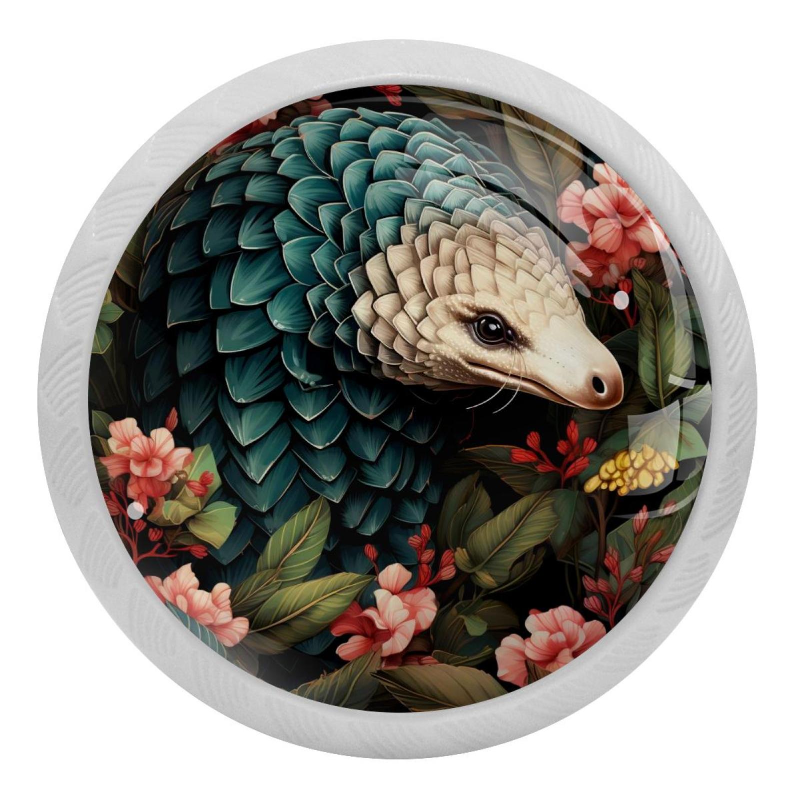 Pangolin Round Glow-in-the-Dark Dresser Hardware Pack: Fluorescent ...