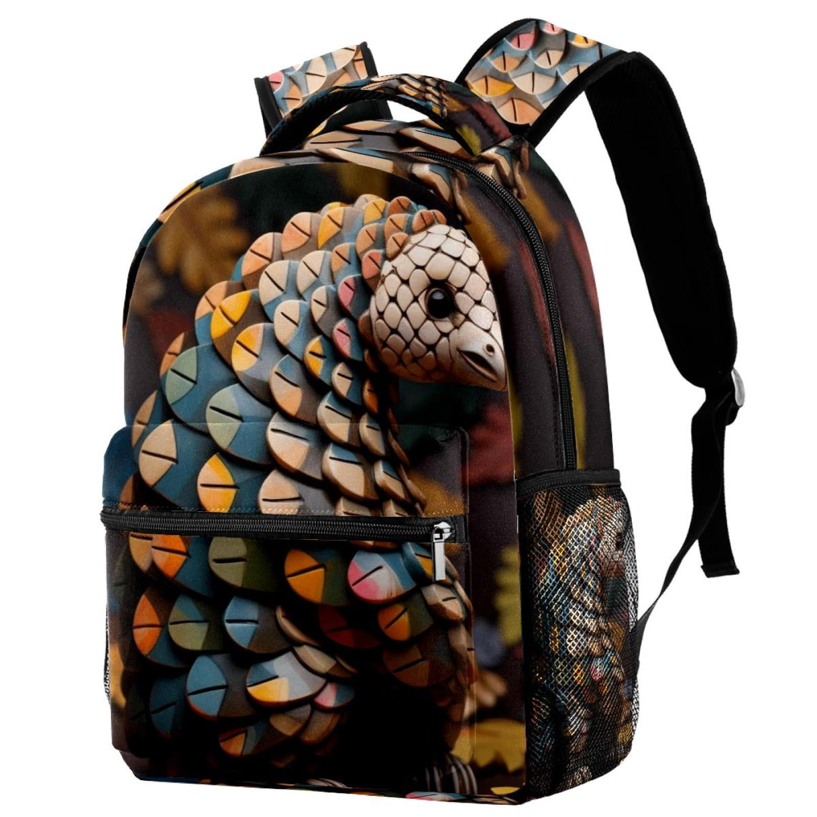 Pangolin Scales Leaf Lightweight Backpacks Roomy Interior, Casual ...