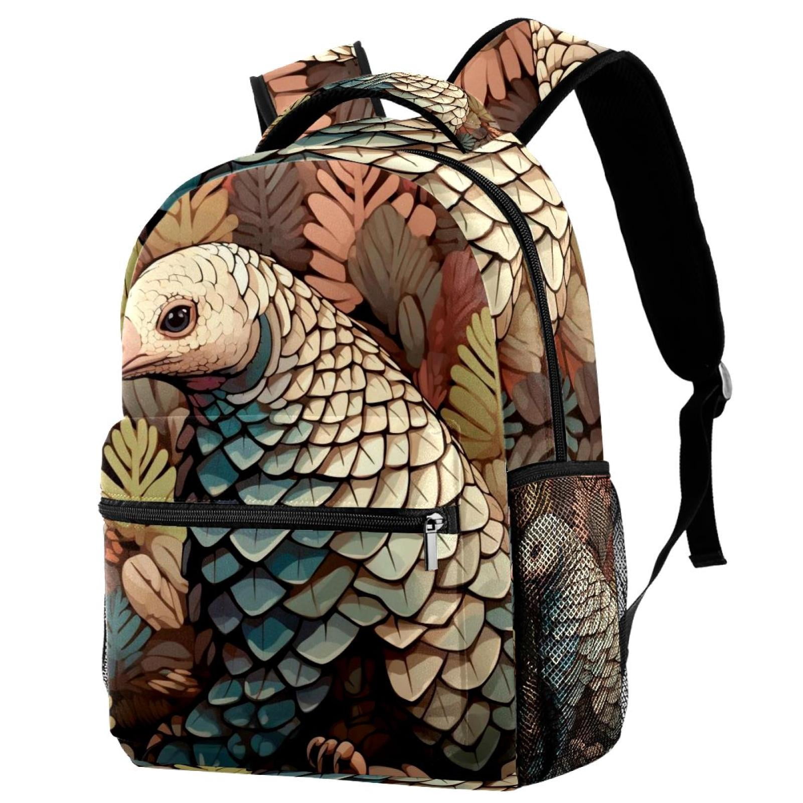 Pangolin Scales Leaves Lightweight Backpacks Roomy Interior, Casual ...