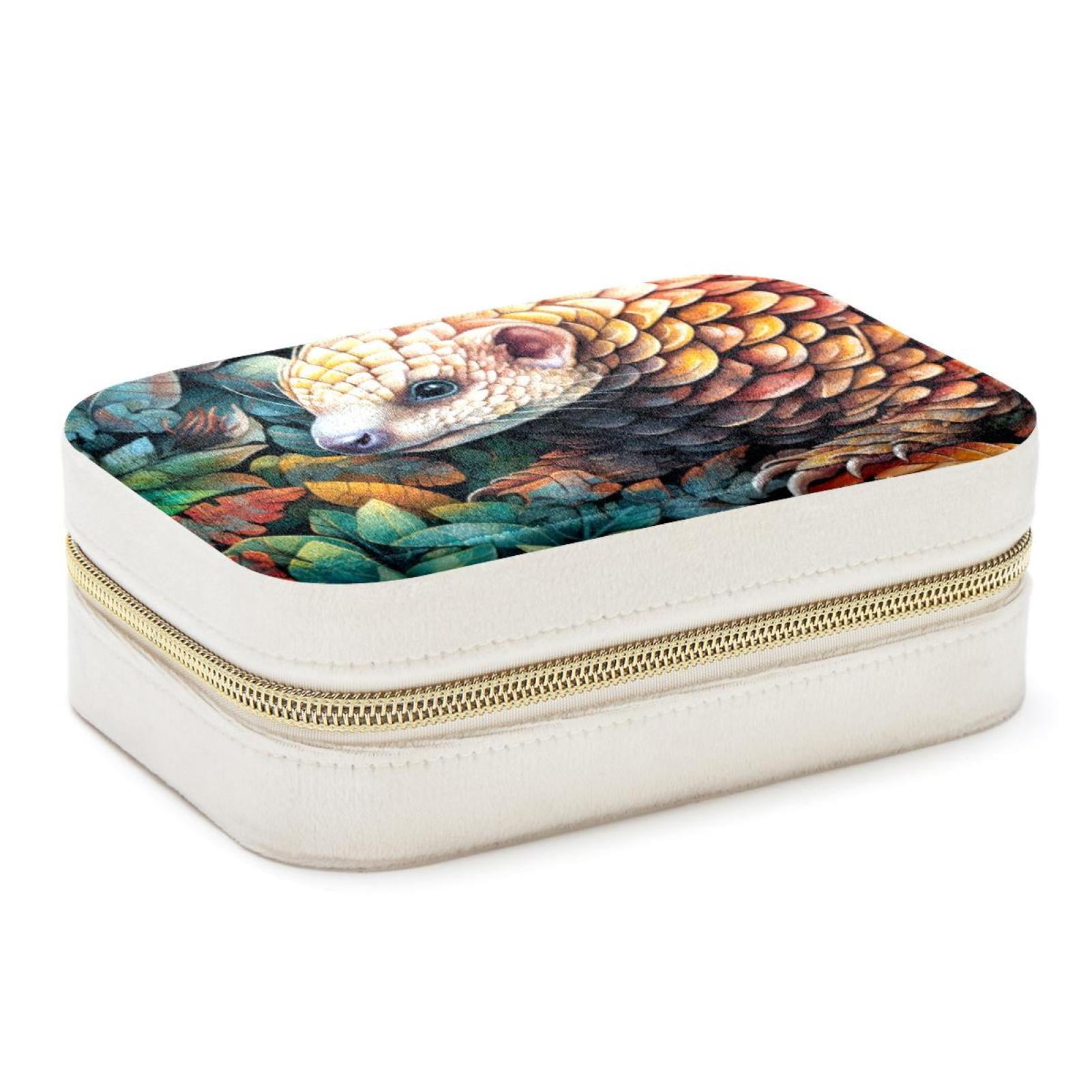 Pangolin Velvet Portable Travel Organizer Box with Removable ...