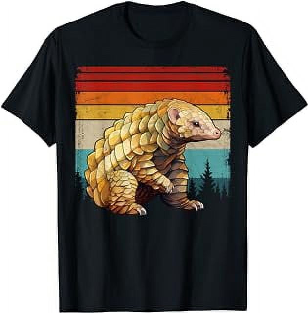 Pangolin Vintage Distressed Retro Style Cool Pangolin T-Shirt - Walmart.com