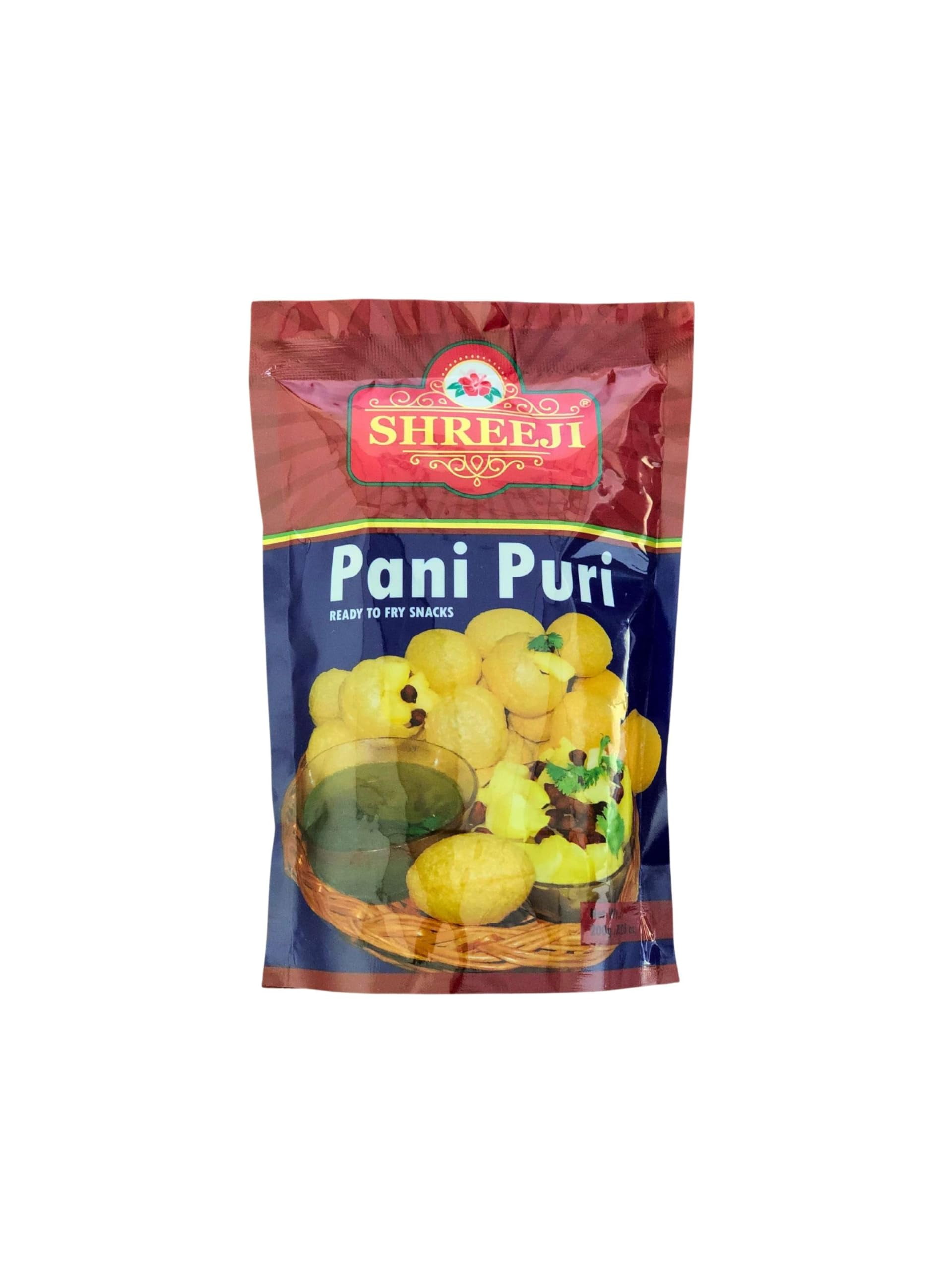 Pani Puri 200g/ 7.05 MZF22 Oz | Ready-to-fry | Flat Pani Puri Coins ...