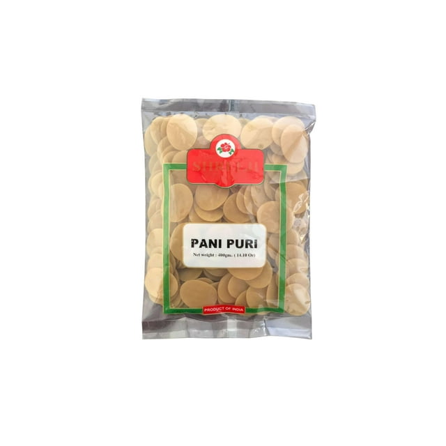 Pani Puri 400g/ 14.10 TGF4 Oz | Ready to Fry | Flat Pani Puri Coins ...