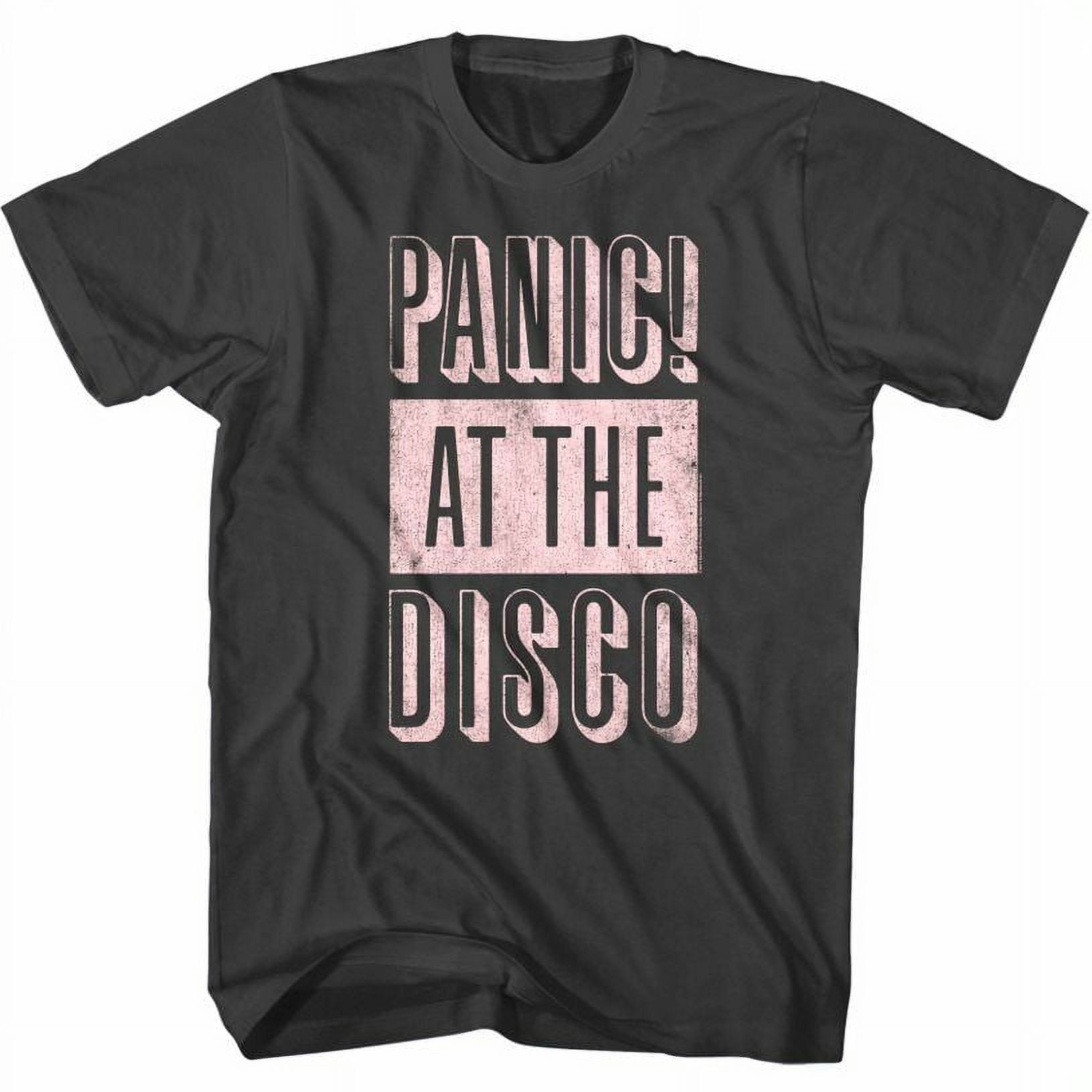 Panic At the Disco Vintage Logo Men's T Shirt Brendon Urie Pop Rock Merch - Walmart.com