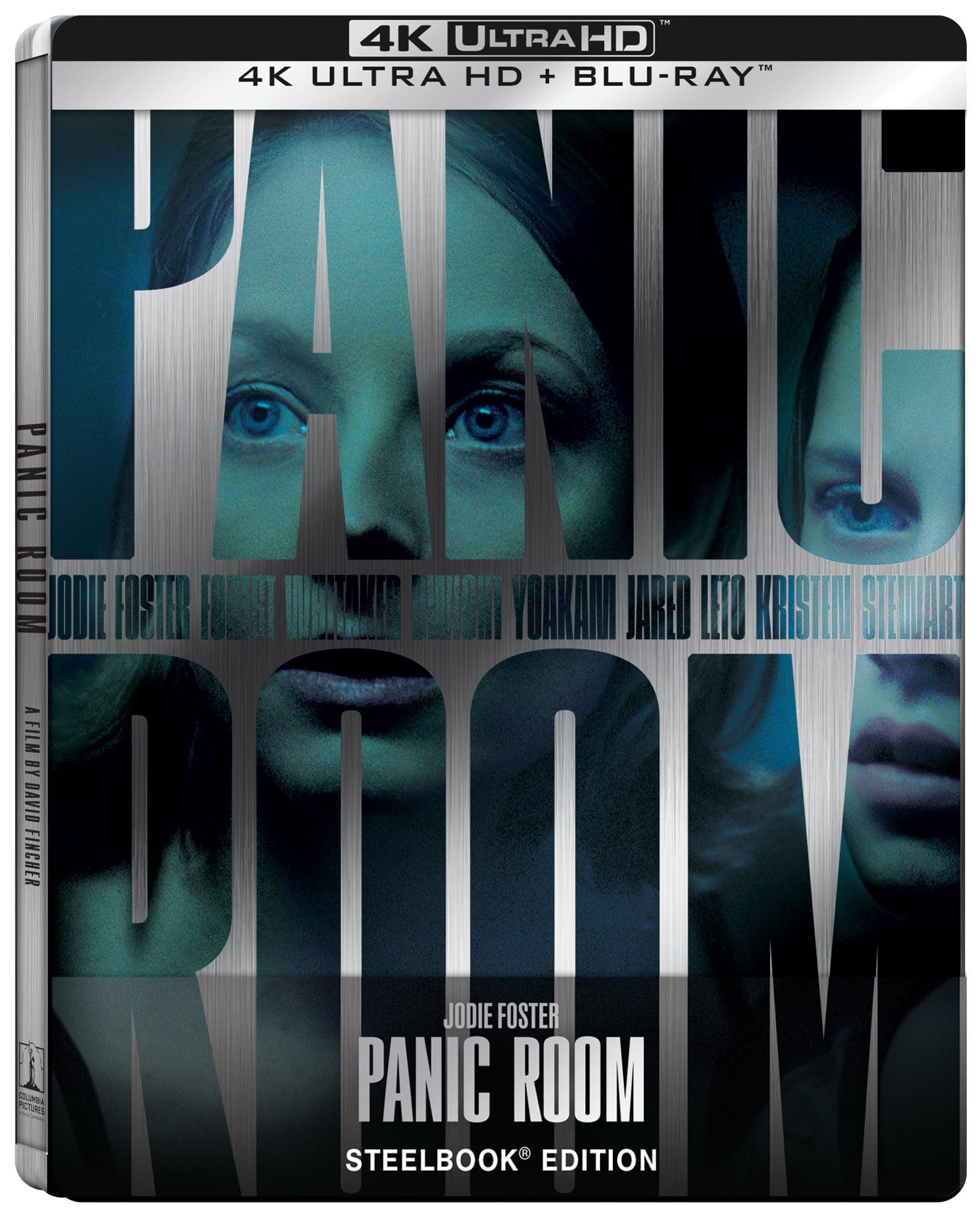 Panic Room - 4K (1 Bd 4K + 2 Bd Hd) (4K Ultra HD) Jodie Foster Forest ...