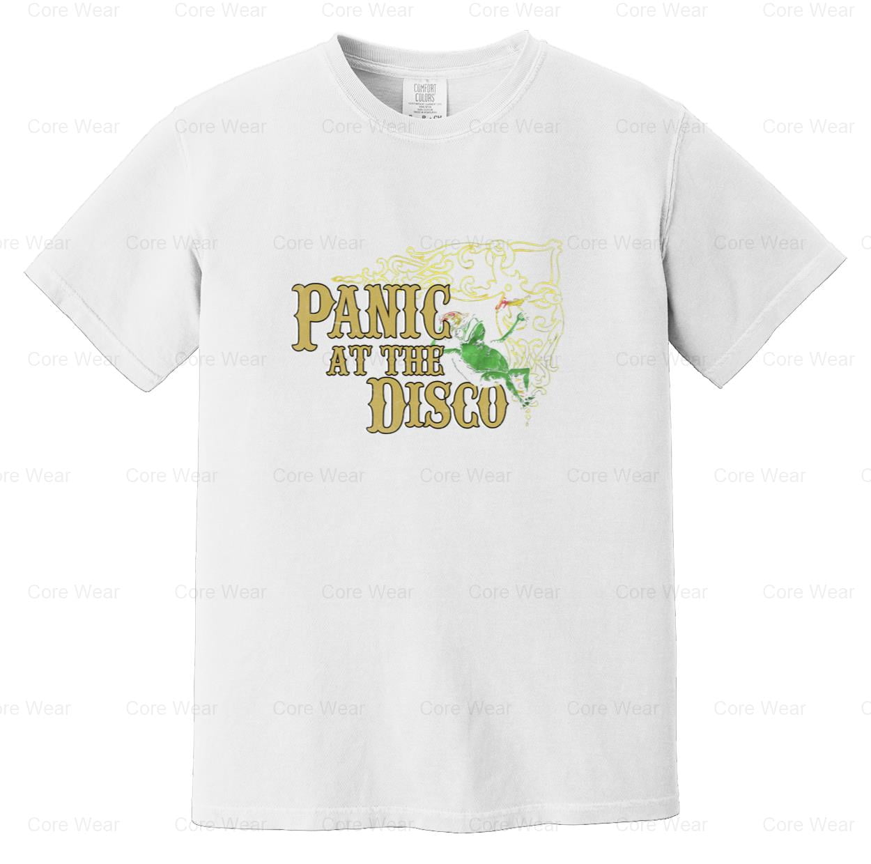 Panic at the Disco Frog Brendon Urie Funny Music Parody Comfort Color T ...