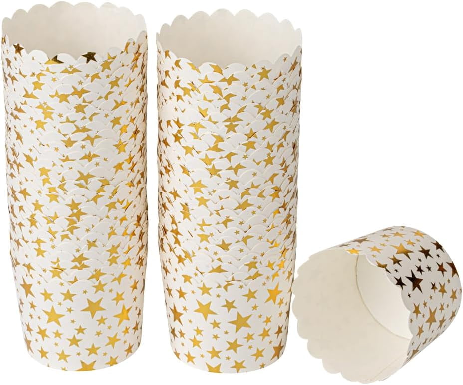Panificio 4.5 Ounce Baking Cups 50 Disposable Paper Baking Cups ...