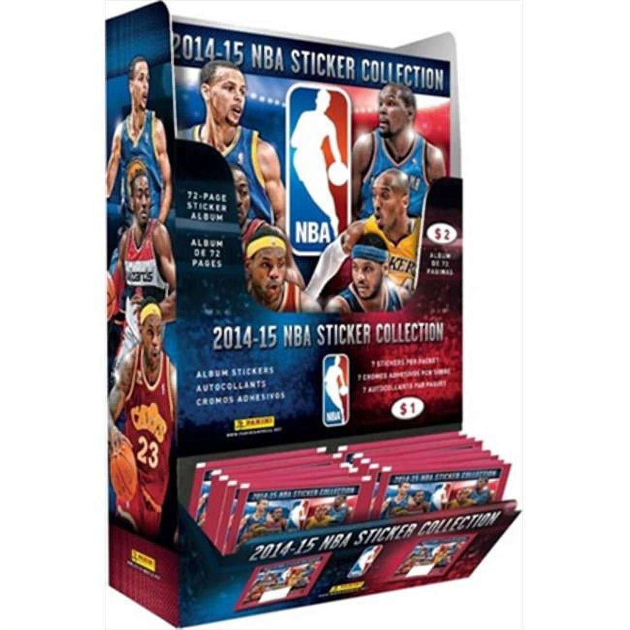 Panini 2014-15 NBA Stickers and Album Combo Display - Walmart.com