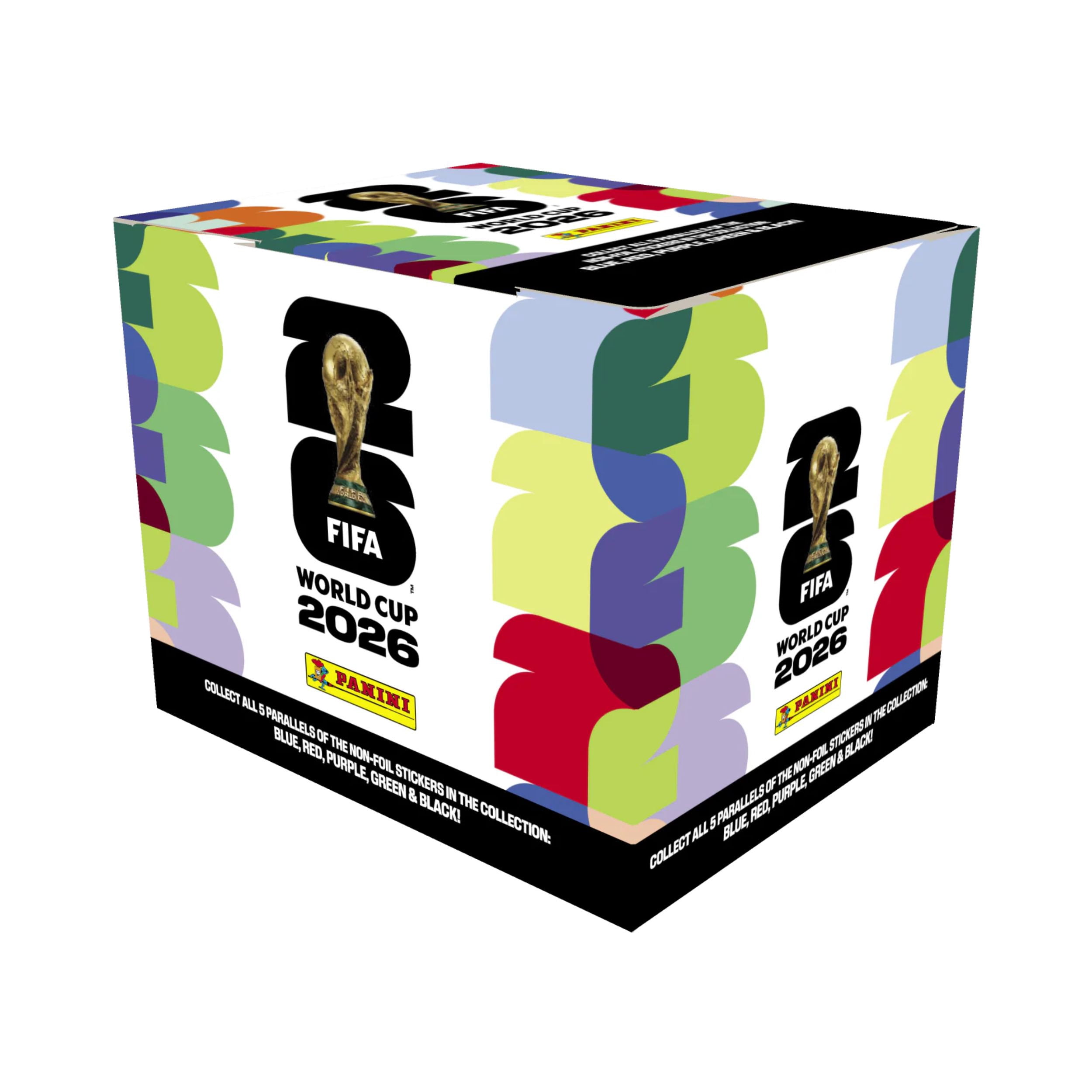Panini FIFA World Cup 2026 Official Sticker Packs Box 50 Packs ...