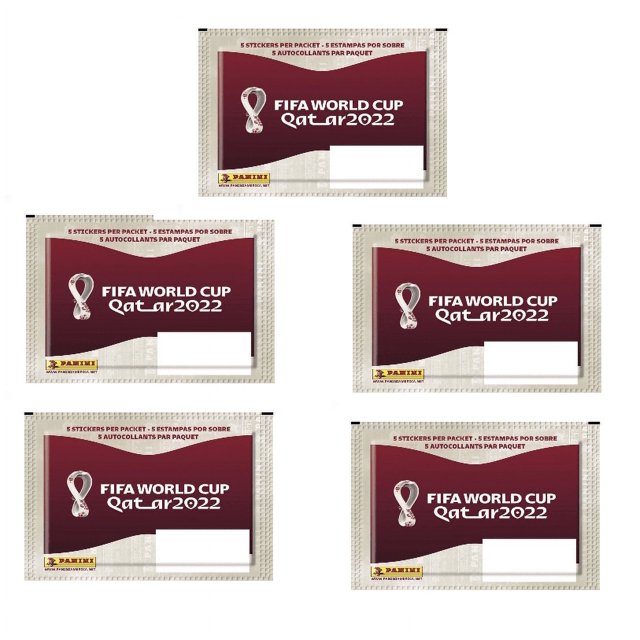Panini Fifa World Cup Qatar 2022 - 5 Sticker Packs - Panini Fifa World ...