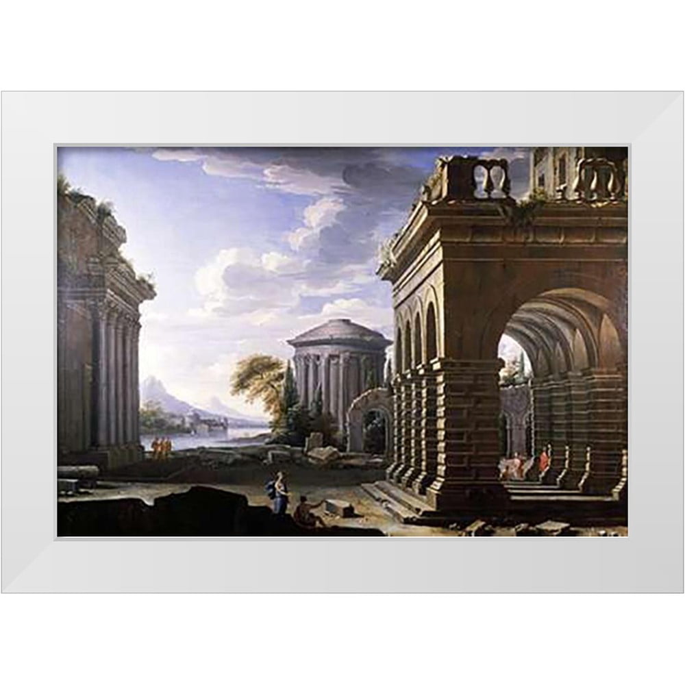 Panini, Giovanni Paolo 14x11 White Modern Wood Framed Museum Art Print ...