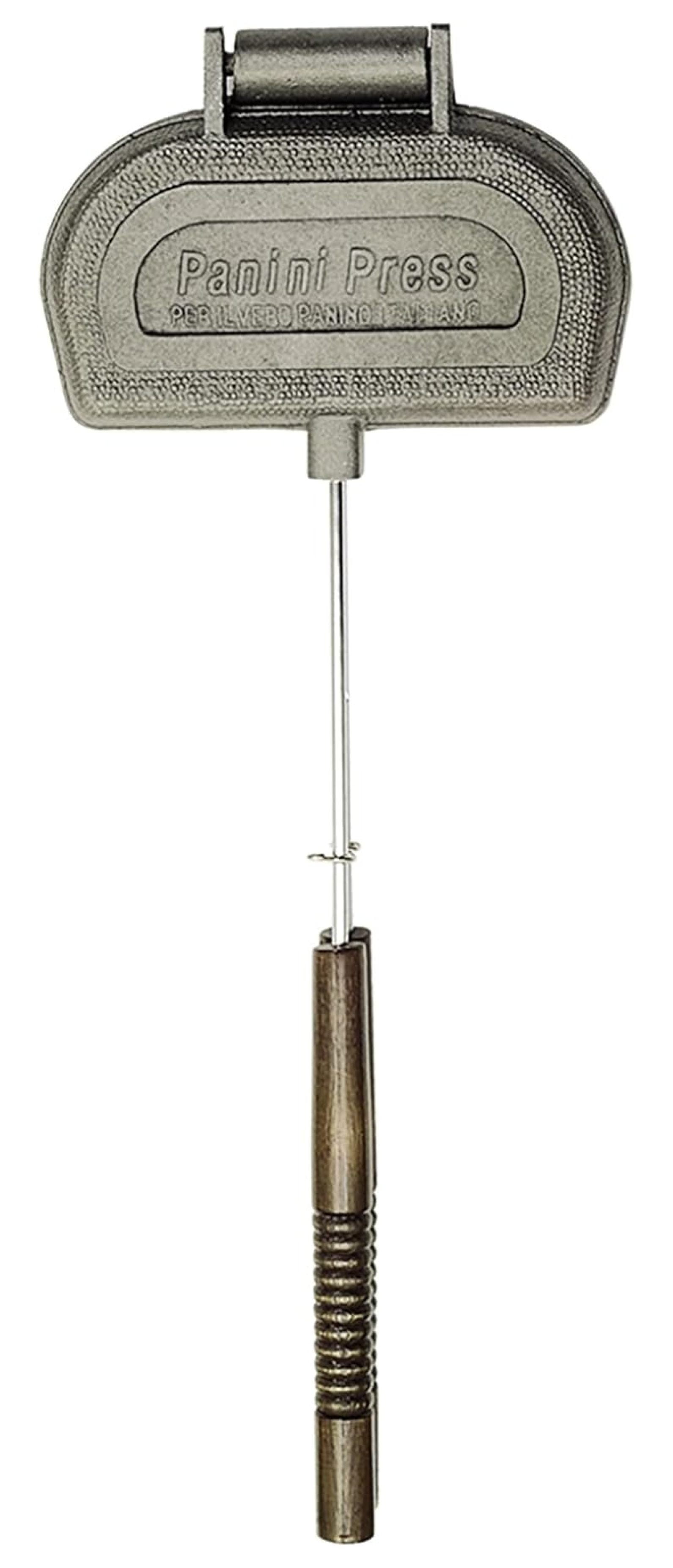 Panini Press Cast Iron Sandwich Cooker Designed For Use On BBQ Grills ...