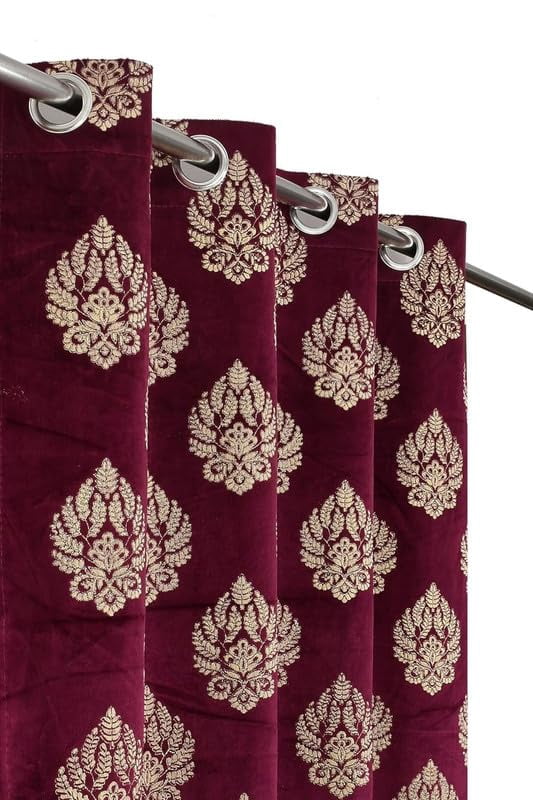 Panipat Textile Curtain Heavy Velvet Fabric Luxury Looks Royal Dmass ...