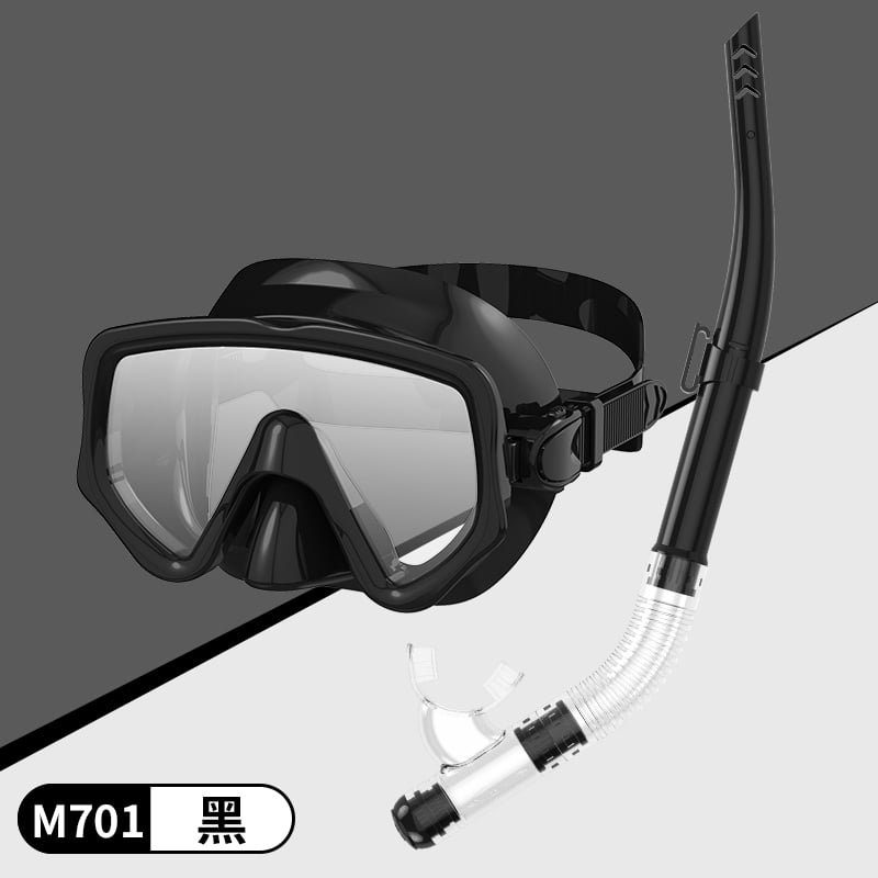 Panliya is beautiful Diving Mask Snorkel Set For Adults Tempered Glass ...