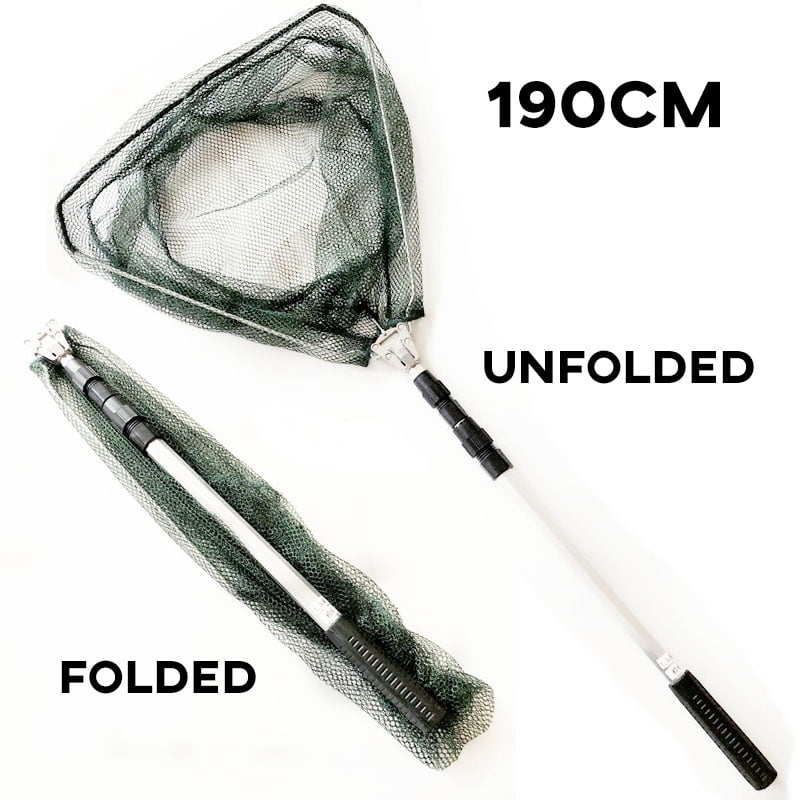 Panliya is beautiful Retractable Landing Fishing Net 190cm Aluminum ...