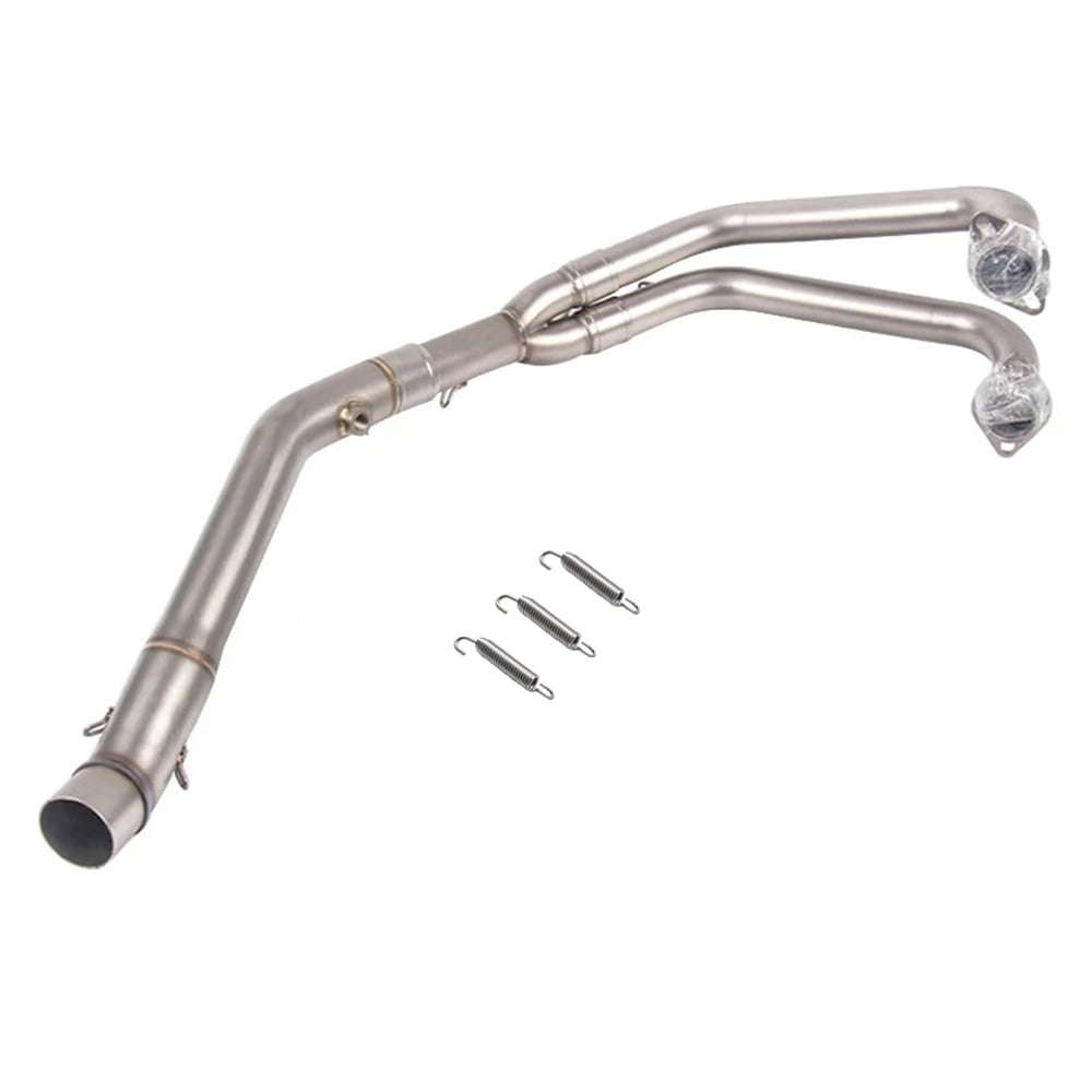 Panlongic Exhaust Header Link Pipe Slip On 51mm Tips For Yamaha YZF R3 ...