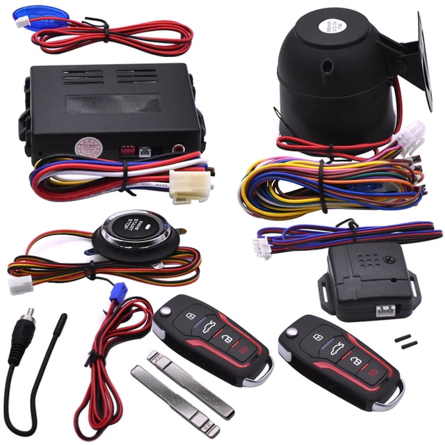 Panlongic Remote Start Keyless Entry Alarm Kit For Chevrolet Ford ...