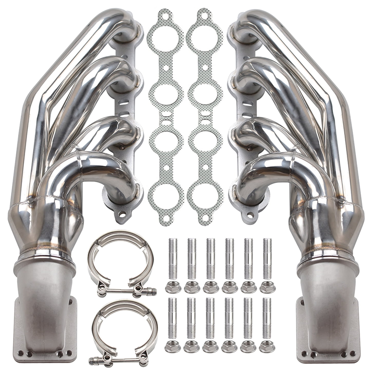 Panlongic Stainless Steel Turbo Exhaust Manifold&Headers For LS1 LS6 ...