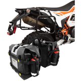 Pannier Racks with Nelson Rigg Hurricane Dry Saddlebags Black For KTM ...